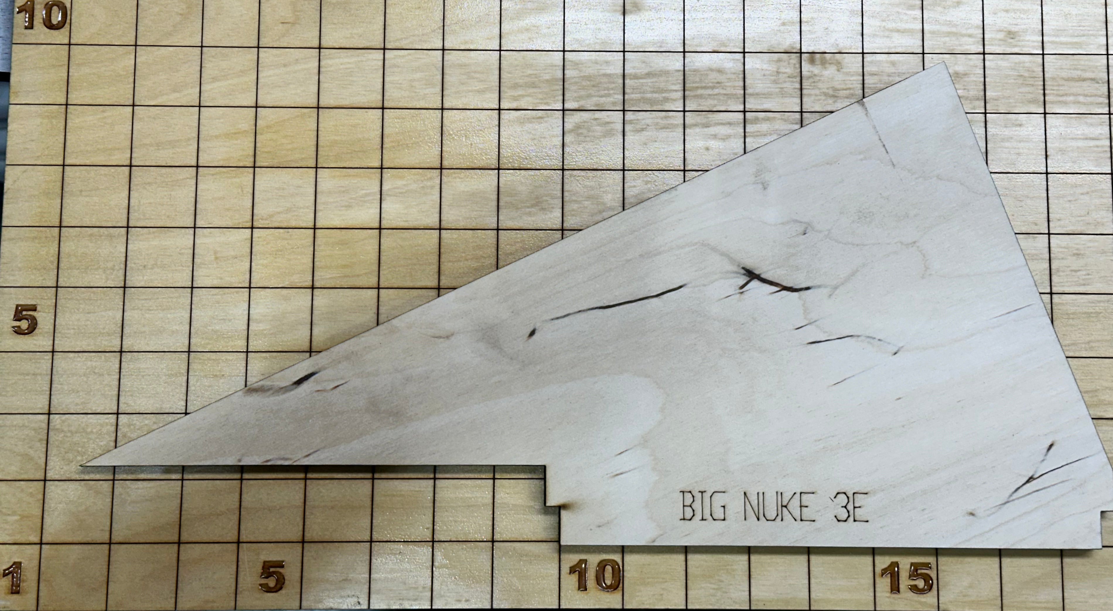 Big Nuke 3E Fin Set – LOC Precision / Public Missiles Ltd.