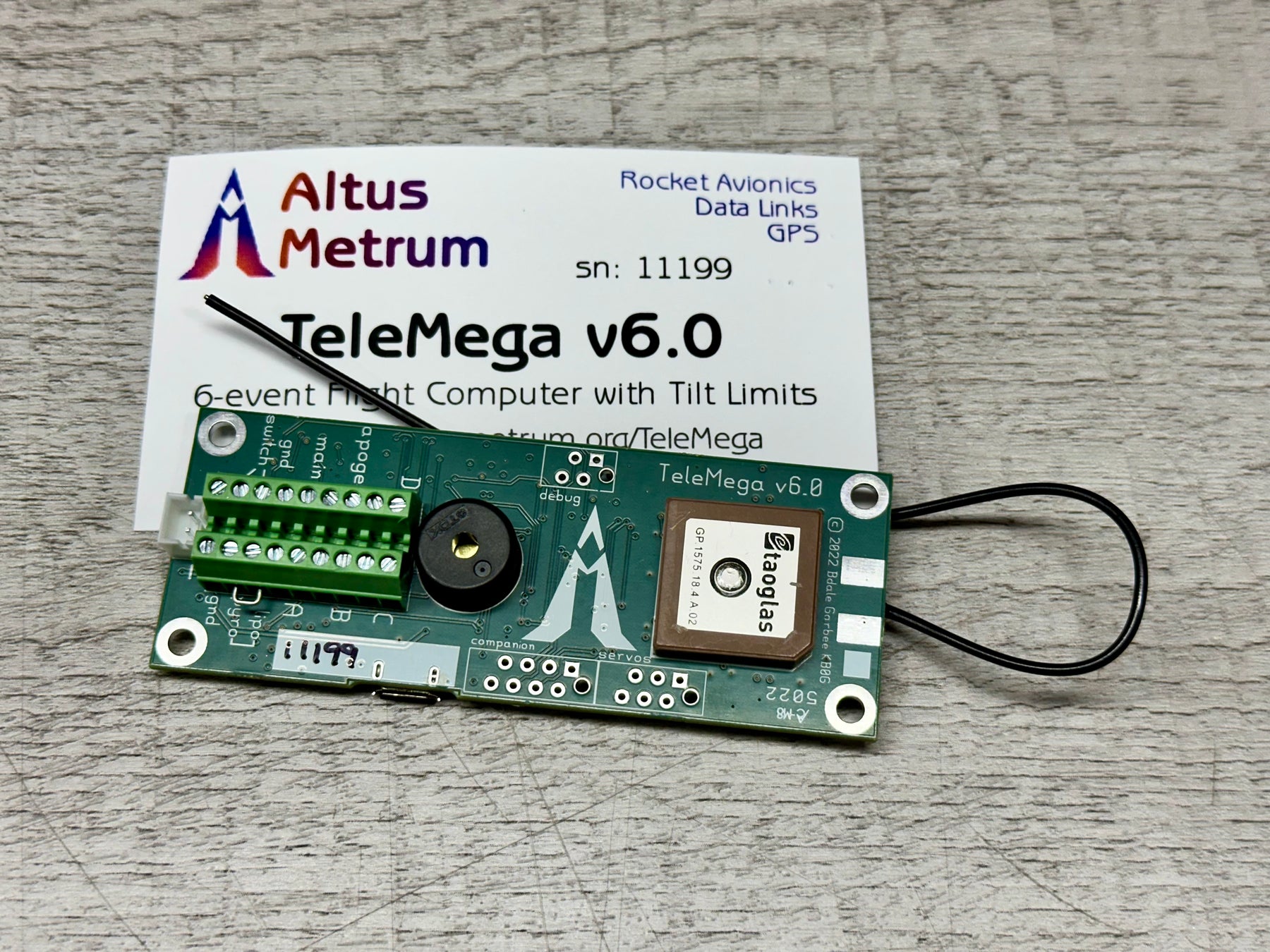 Altus Metrum TeleMega Altimeter with GPS – LOC Precision / Public ...